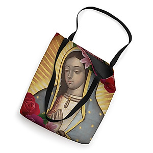 Virgen de Guadalupe Our Lady Guadalupe Vintage Mary Mexican Tote Bag