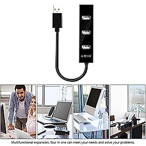 OSALADI USB Hub USB Hub USB Hub USB Hub USB Hub USB Cable High Speeds 4 Port USB 2. 0 Multi HUB Splitter Expansion Cable Adapter USB A Hub USB Cable USB Cable USB Cable USB Cable USB Cable