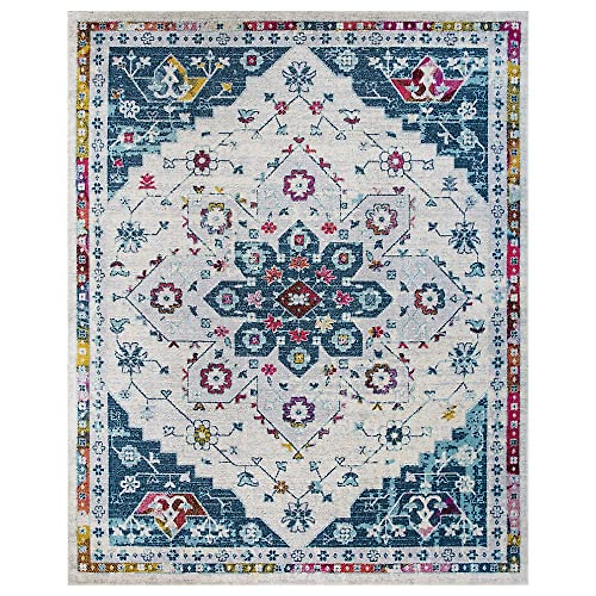 Signature Loom Natalie Oriental Area Rugs, 8x10 - Persian Area Rugs for Living Room - Gorgeous Turkish Carpets and Rugs for Bedroom - Kashan/Heriz/Kirman/Tabriz/Turkish