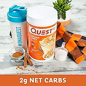 Quest Nutrition Cinnamon Crunch Protein Powder, High Protein, Low Carb, Gluten /Soy Free, 25.6 Ounce (Pack of 1)