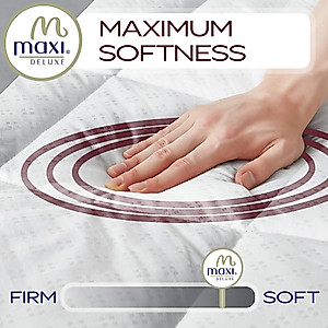 MAXI Crib Size (28 X52) Mattress Pad - Luxurious Cotton Sateen Mattress Protector - Soft and Breatheable Mattress Cover - Mattress Pad Protects Mattress from Dust, Dirt, Spills, and Stains.