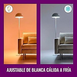WiZ Connected 60W A19 LED Smart Light Bulbs - Connects to Your Wi-Fi - E26 Smart Bulb - Control with Voice or App + Activate with Motion - Matter Compatible - 4 Pack