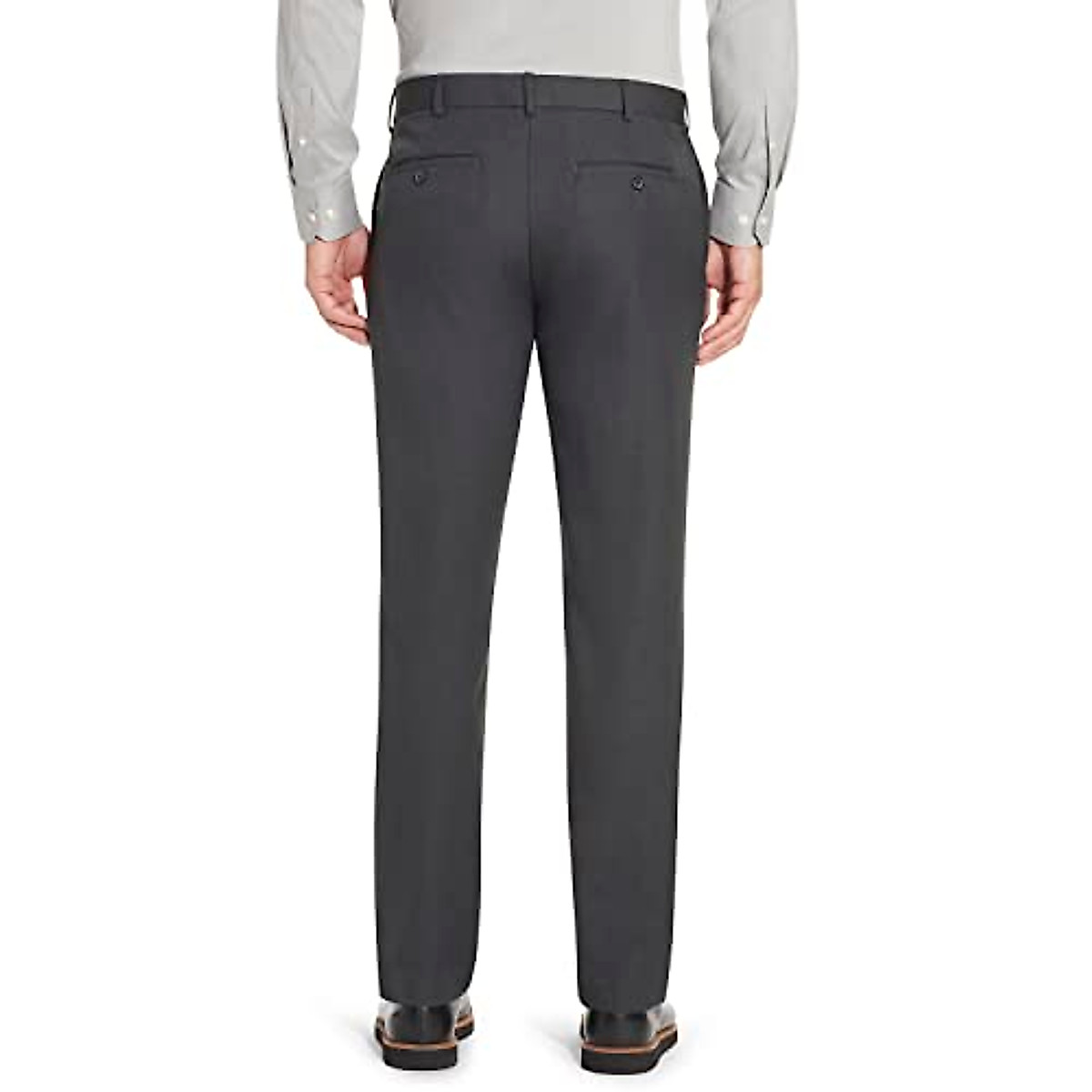 Van Heusen Men's Traveler Slim Fit Pant, Charcoal, 30W X 32L