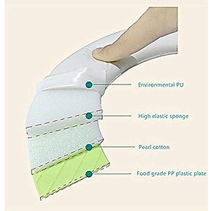 Potty Training Seat for Boys Girls Kids Toddlers Toilet Training Seat Potty Seat for Baby with Detachable Soft Cushion Sturdy Handle and Backrest