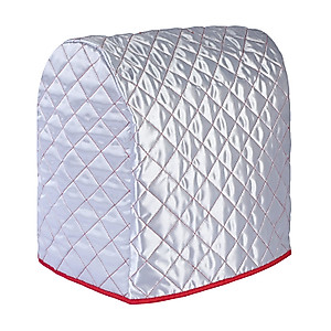 Stand Mixer Cover compatible with Kitchenaid Mixer, Fits All Tilt Head & Bowl Lift Models with 3 Organizer Bag for Accessories. (Red, For Bowl Lift 5-8 Quart)