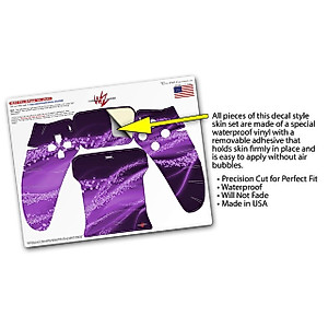 WraptorSkinz Skin Wrap compatible with Sony PS5 DualSense Controller Mystic Vortex Purple (CONTROLLER NOT INCLUDED)