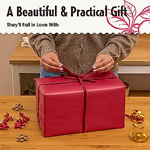 noonberry Kitchen Utensil Holder for Countertop - Farmhouse Large Cooking Utensil Holder 6.7"- Utensils Organizer and Spatula Holder - Kitchen Counter Decor Crock