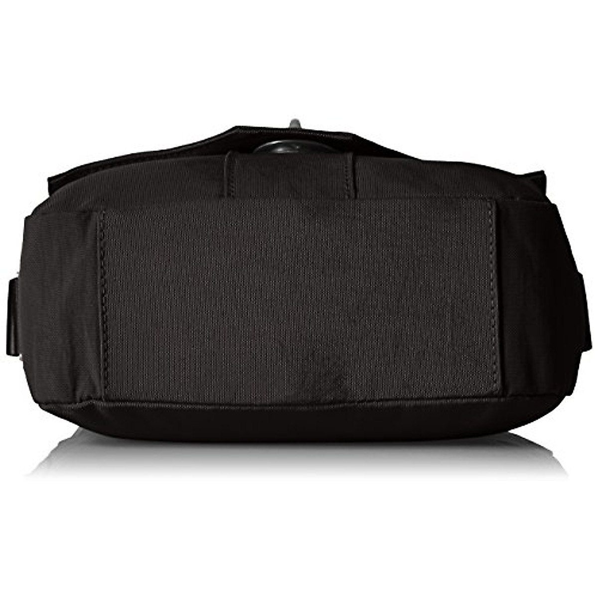 High Rise Silver Shoulder Bag, Black, One Size