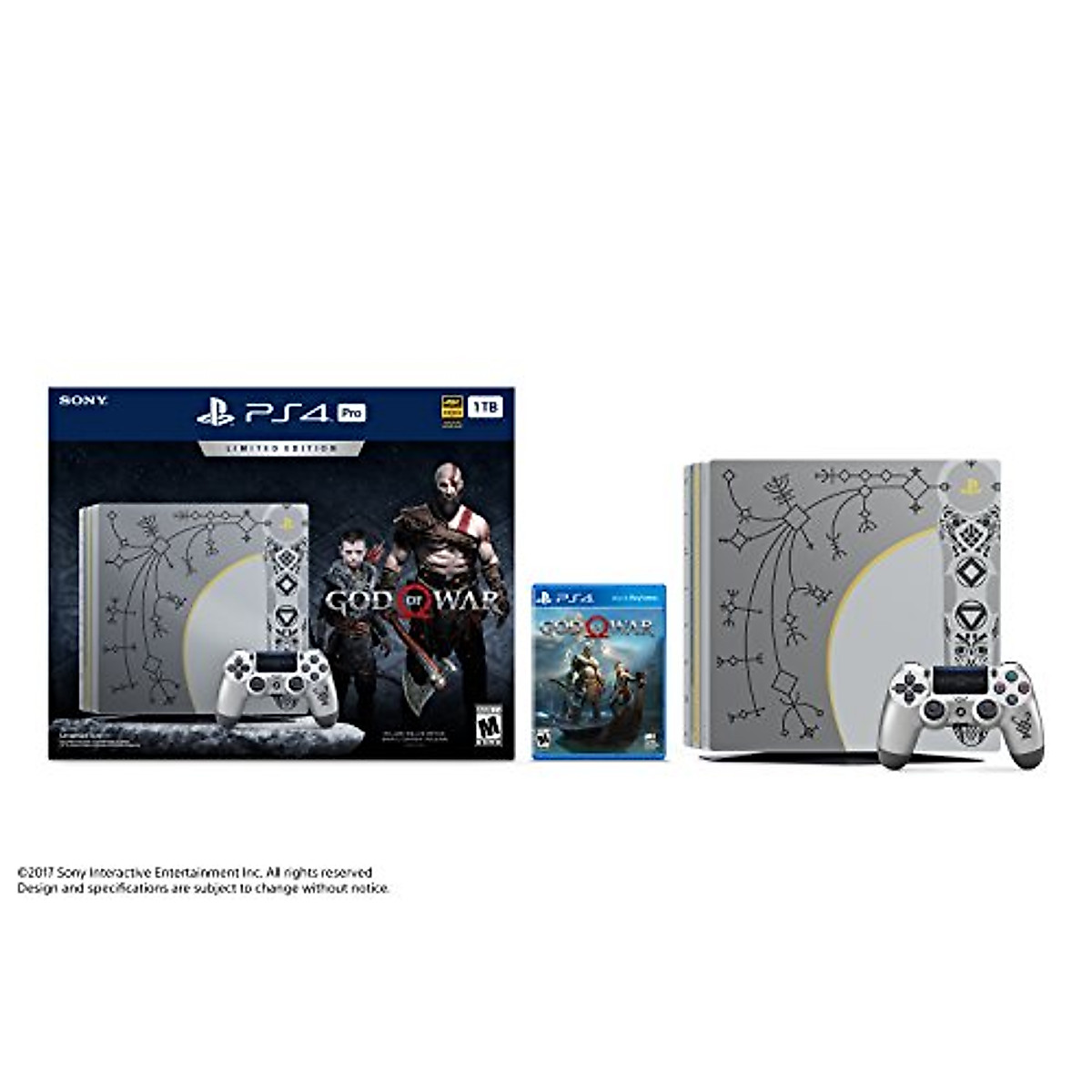 PlayStation 4 Pro 1TB Limited Edition Console - God of War Bundle [Discontinued]