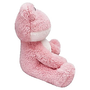 Doindute Frog Stuffed Animal, Pink Frog Plush Toy, Soft Cuddly Plushie Hugger Toy for Boys Girls, Gifts for Kids or Girlfriend, 8.5 Inches