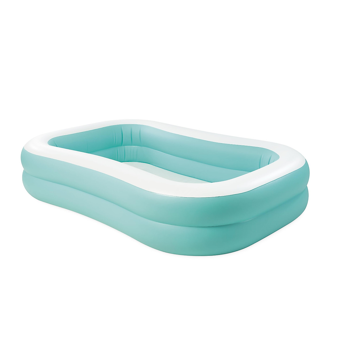 INTEX 57181EP Swim Center Inflatable Family Pool: 159 Gallon Capacity – 90" x 60" x 19" – Color May Vary