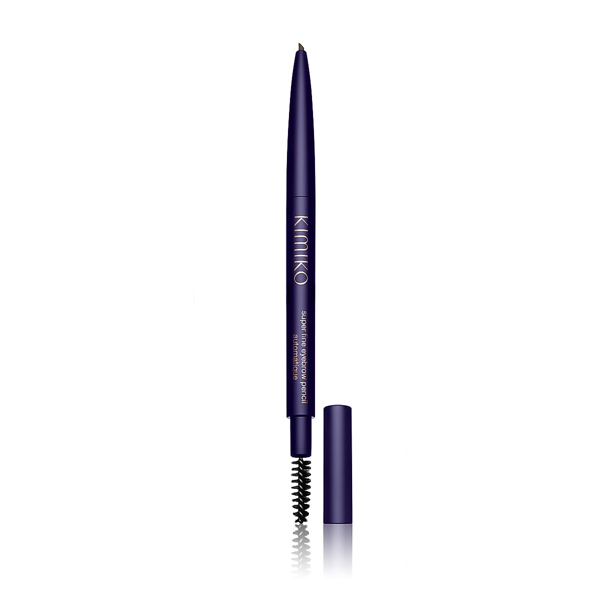 KIMIKO Fine Eyebrow Pencil Automatique - Coffee (Twist Up Pencil, Long Wear Formula, Comes with Covered Brush for Natural Looking Brows)