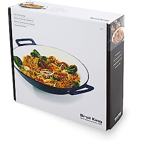 Broil King Cast Iron Porcelain Wok
