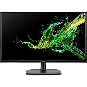 Acer EK220Q Abi 21.5" Full HD (1920 x 1080) VA Monitor | 75Hz Refresh Rate | 5ms Response Time | 1 HDMI & 1 VGA Port (HDMI Cable Included)