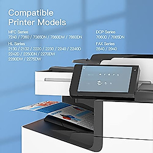 GPC Image Compatible Toner Cartridge Replacement for Brother TN450 TN-450 TN420 to use with HL-2270DW HL-2280DW MFC-7360N MFC-7860DW HL-2240 IntelliFax 2840 Printer Tray (4 Black)