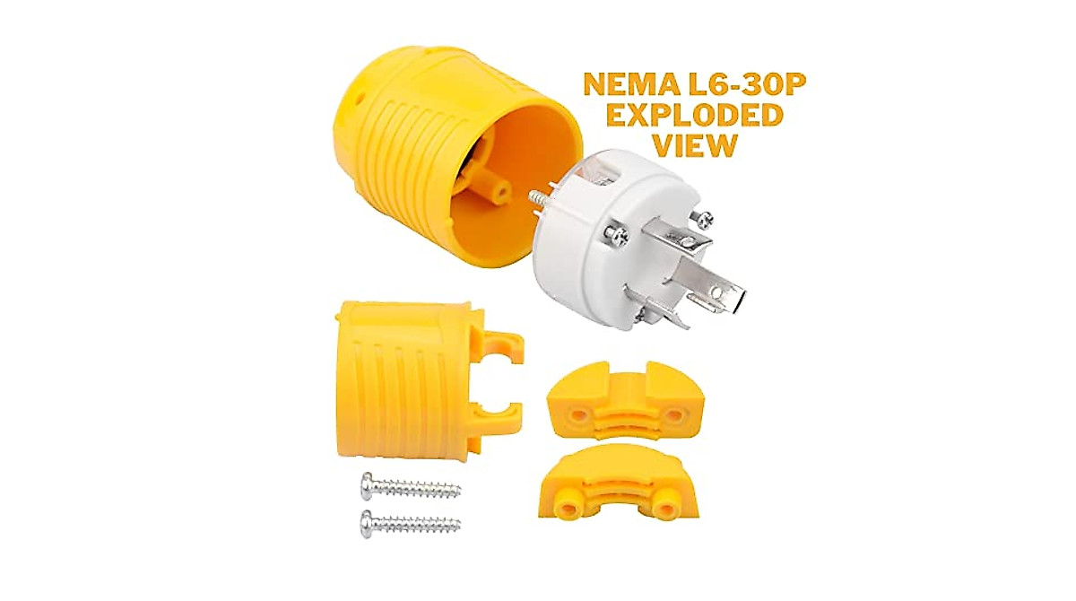 Sintron NEMA L6-30P Twist Lock Plug | Industrial Grade Power