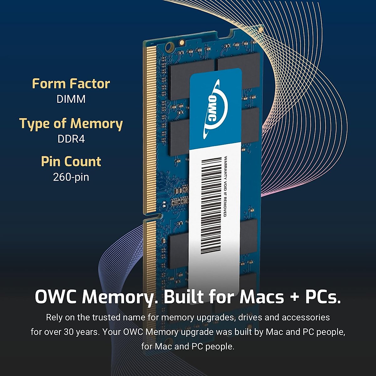 OWC 32GB (2 x 16GB) PC19200 DDR4 2400MHz 260pin SO-DIMMs Memory Ram Upgrade Compatible with 27" and 21.5" iMac (Mid 2017), and Compatible PCs Compatible with MP7N2G/A