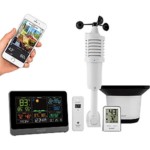 La Crosse Technology C83100-INT WiFi Professional Weather Station, Black