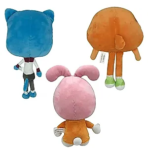 Zunarte Amazing Plush Doll, 9.8 inches Cute Cartoon Stuffed Animal-3 pcs