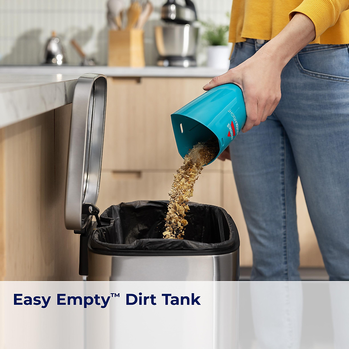 Bissell Featherweight Stick Lightweight Bagless Vacuum With Crevice Tool, 2033, One Size Fits All, Blue