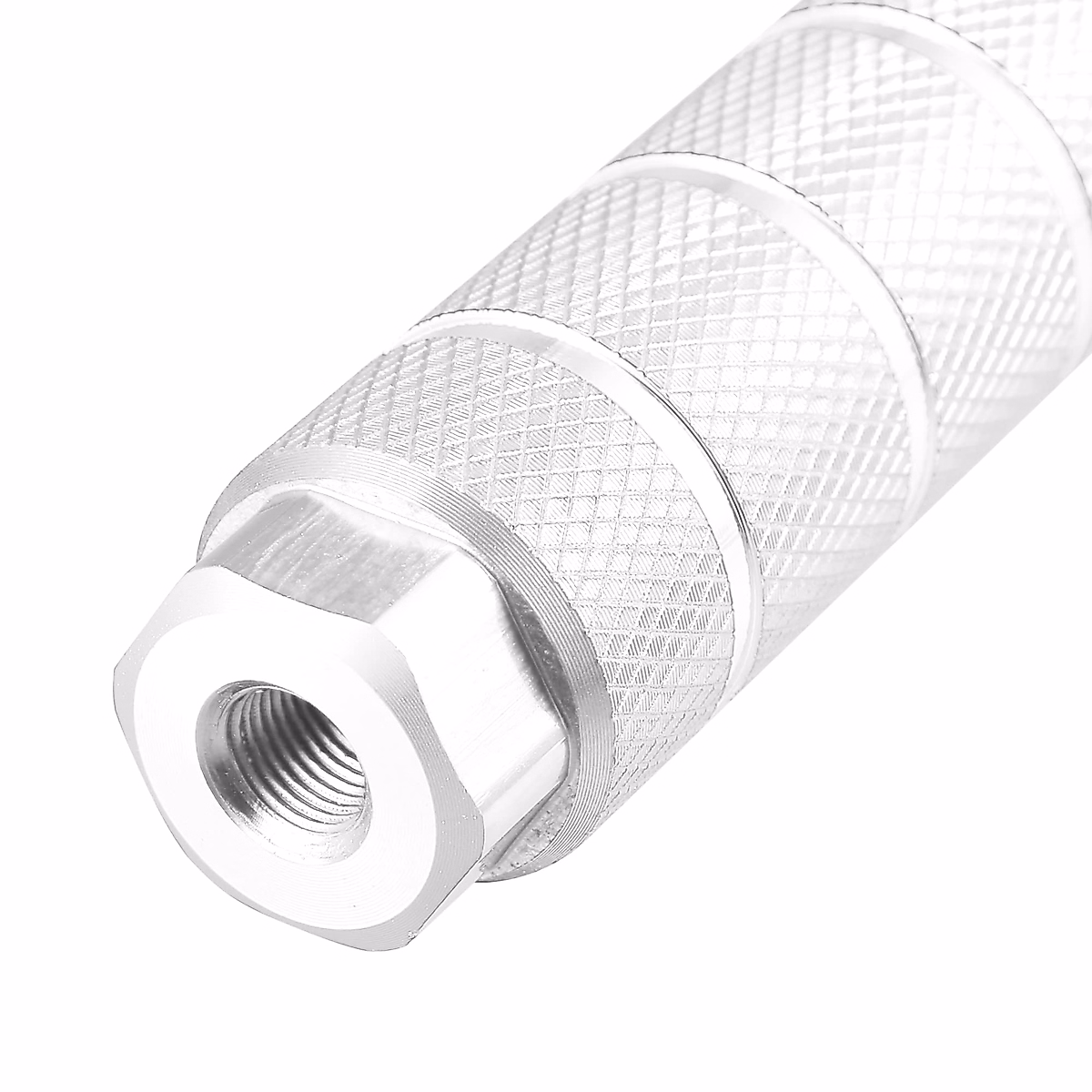 X AUTOHAUX 4pcs Aluminum Alloy Rear Foot Pegs Footrests Universal Silver Tone for BMX MTB Bike Bicycle Fit 3/8 Inch Axles