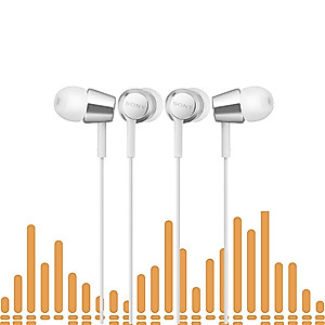 Sony MDR-EX155AP Comfortable, Secure Fit Wired In-ear Silicone Buds Headphones 2-Pack