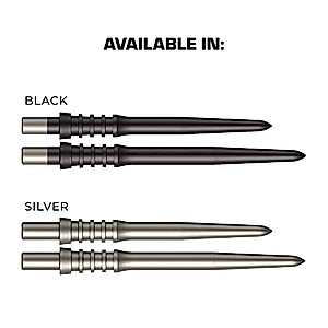 Mission Darts Sniper Points Titan Pro | Steel Tip Replacement Points | 28mm Black