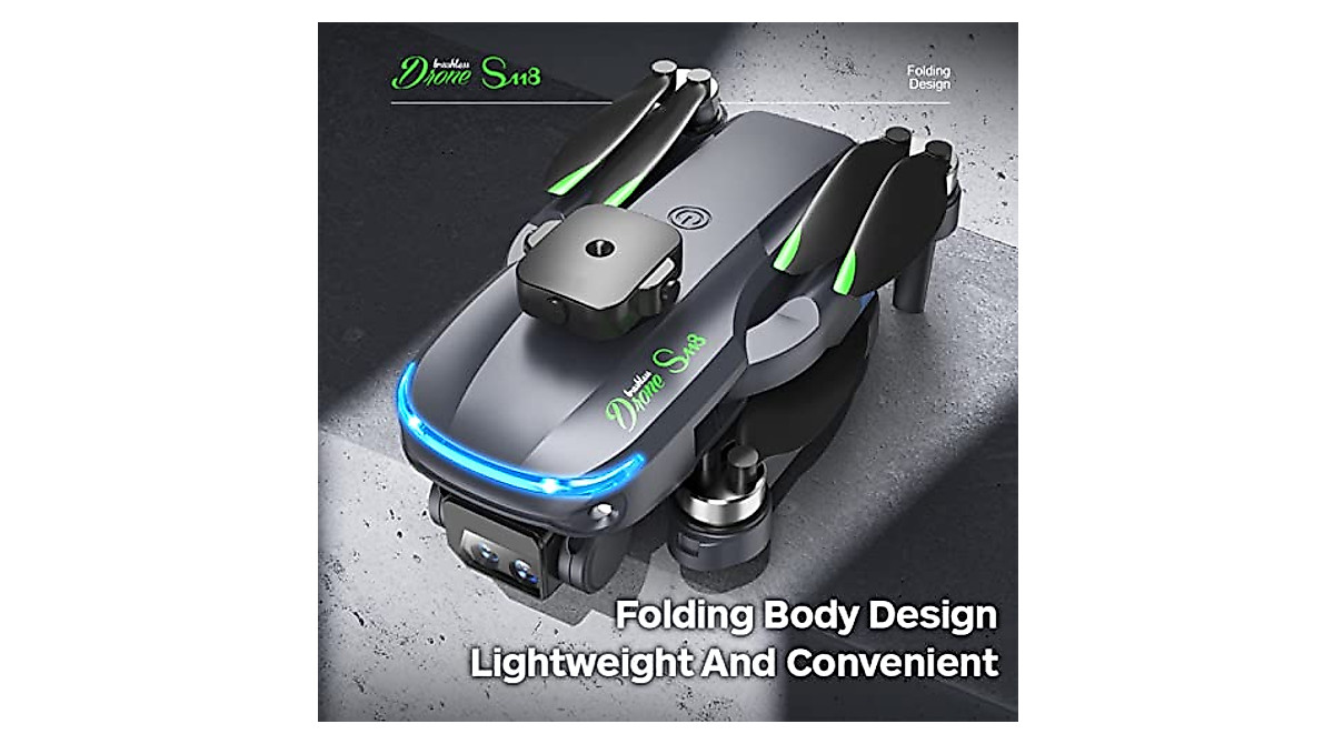 Dual-Camera Folding Drone - 4K Aerial Photography