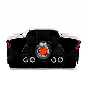 DC Comics 1:24 Batman Animated Series Batmobile Die-cast Car with 2.75" Batman Figure, Toys for Kids and Adults,Black