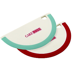Cake Boss Nylon Tools and Gadgets Bowl Scraper, Assorted