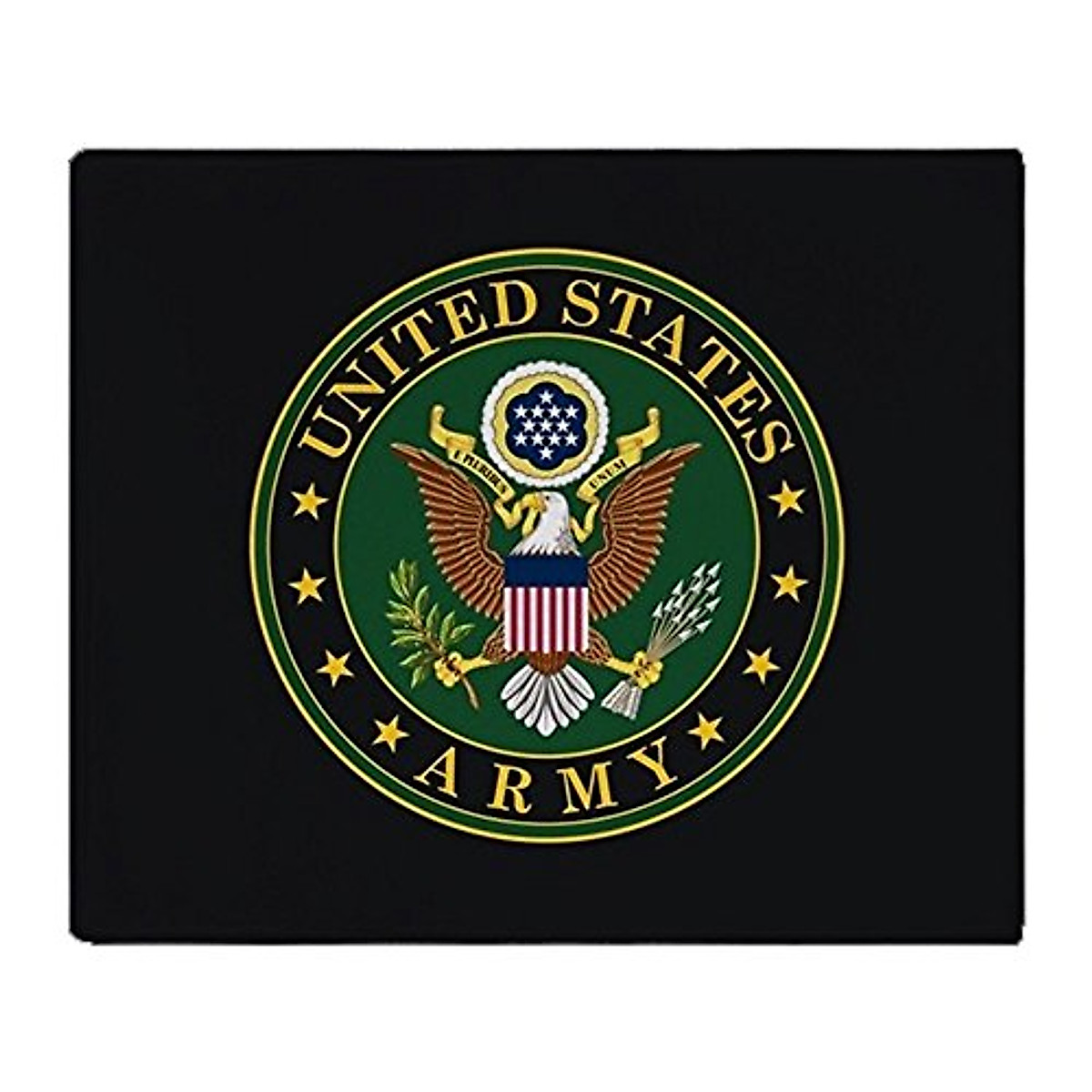 CafePress U.S. Army Emblem Throw Blanket Super Soft Fleece Plush Throw Blanket, 60"x50"