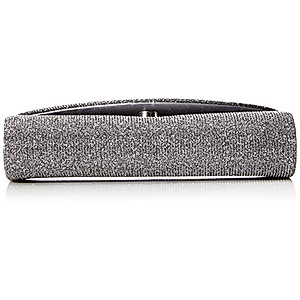 Jessica McClintock womens Vienna Sparkle & Shine Flap wristlet handbags, Pewter, One Size US