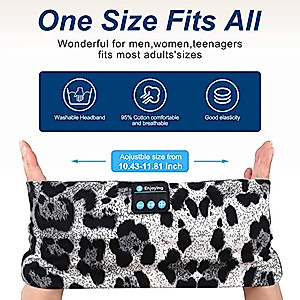 Bluetooth Headband Headphones Wireless Sleep Headphones, Music Sports Headband for Sleeping, Jogging, Workout, Yoga, Sleeping Headphones