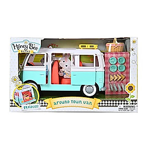 Sunny Days Entertainment Honey Bee Acres Around Town Van - 14 Accessory Pieces