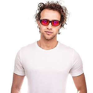 Blue Blocking Amber Glasses for Sleep 99.9 Percent Effective - Nighttime Eye Wear - Special Orange Tinted Glasses Help You Relax Your Eyes