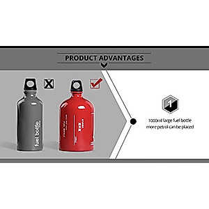 APG Portable Camping Stove Oil/Gas Multi-Use Gasoline Stove 1000ml Picnic Cooker Hiking Equipment