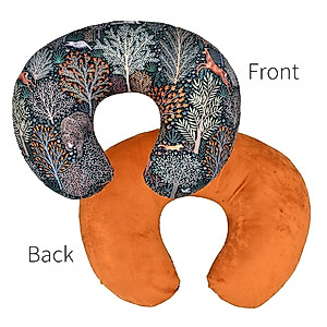 Boyoung Stretchy Nursing Pillow Covers Ultra Soft Slipcovers for Breastfeeding for Baby Girls Boys, Feeding Pillow Cover Fits Standard Infant Support Pillows Nursing Pillow Case, Medium (7912156)