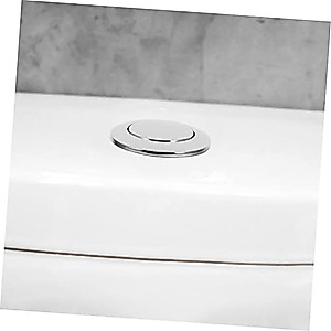 Cabilock Water Tank Single Button Air Switch Toilet Tank Toilet Accessories Single Flush Toilet Button Toilet Button with Thread Diameter Dual Water Valve Single Flushing Toilet Button Air
