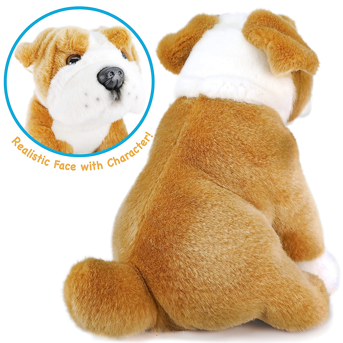 VIAHART Egan The English Bulldog | 9 Inch Stuffed Animal Plush | by TigerHart Toys