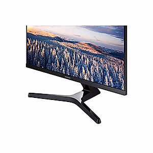SAMSUNG 24" SR35 Series FHD 1080p Computer Monitor, 75Hz, IPS Panel, HDMI, VGA (D-Sub), VESA Compatible, 3-Sided Border-Less LS24R356FZNXZA, Black