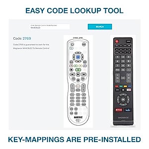 4-in-1, 4-Device IR Universal Remote Control with Macro, Learning, Backlit, Netflix Apps Keys for All TVs, Streaming Players, BluRay Player, Audio, Cable, Roku, Apple TV and More - Anderic RRU401