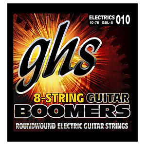 GHS Boomers 8-String Electric Guitar Set - LIGHT - (010-076) - GBL-8 SET
