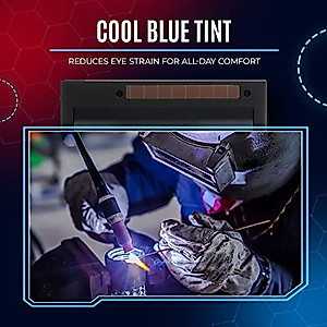 AmeriArc Auto-Darkening Welding Filter For Mask 2x4 - Shade 10, Filtering Lens Fits Most Helmets and Pipeliner Hood