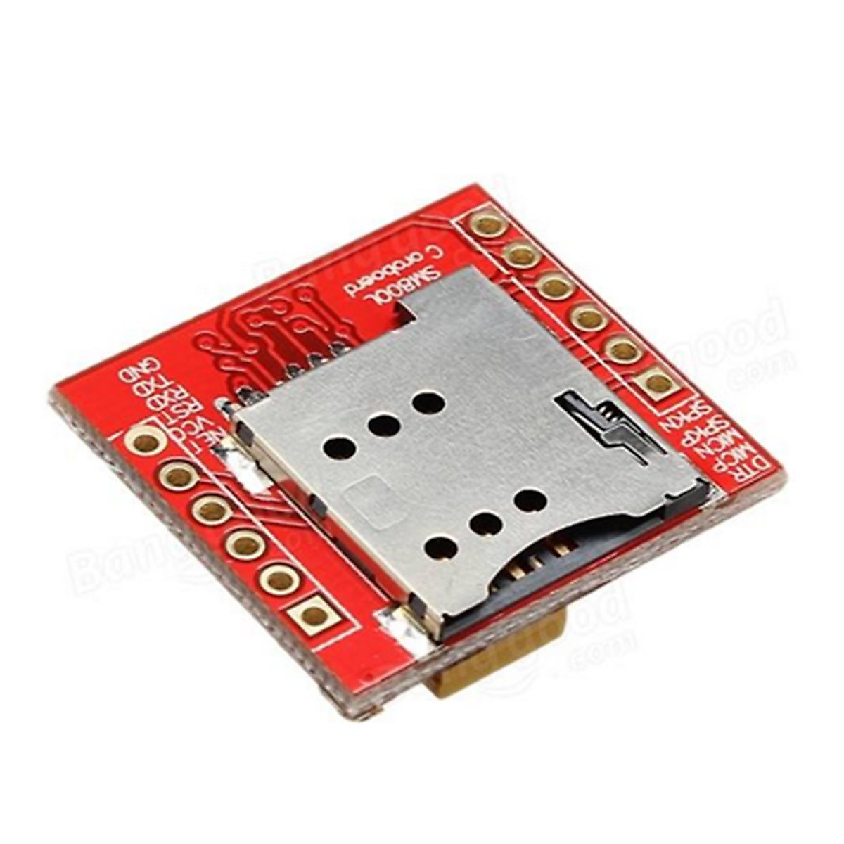 HiLetgo Smallest SIM800L GPRS GSM Breakout Module Quad-Band 850/900/1800/1900MHz SIM Card Slot Onboard with Antenna 3.7~4.2V