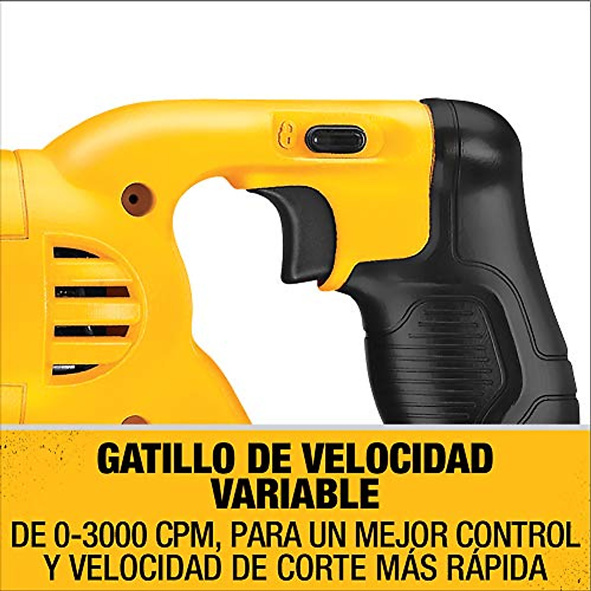 DEWALT 20V MAX Reciprocating Saw, 3,000 Strokes Per Minute, Variable Speed Trigger, Bare Tool Only (DCS380B)