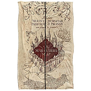 Harry Potter Marauder's Map Officially Licensed Silky Touch Super Soft Throw Blanket 36" x 58"