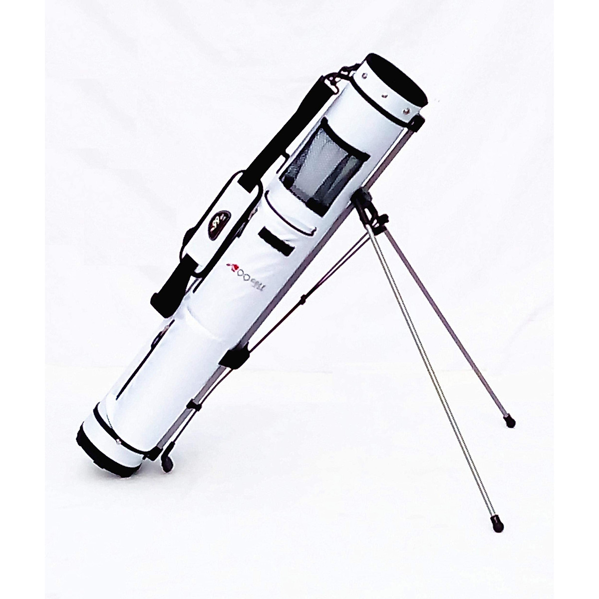 C4 A99Golf Men's and Women's Range Sunday Pencil Carry GOLF Stand Bag golf travel bag Removable Top Cover with Strap and Stand White Great gift for golfer!