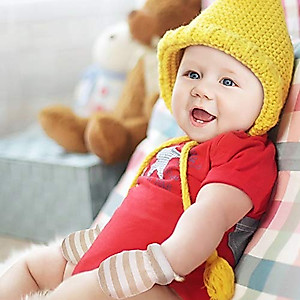 Newborn Mitten Gloves No Scratch Mittens Winter Warm Cotton Glove for Baby Boys Girls 0-12 Months Color Set 6