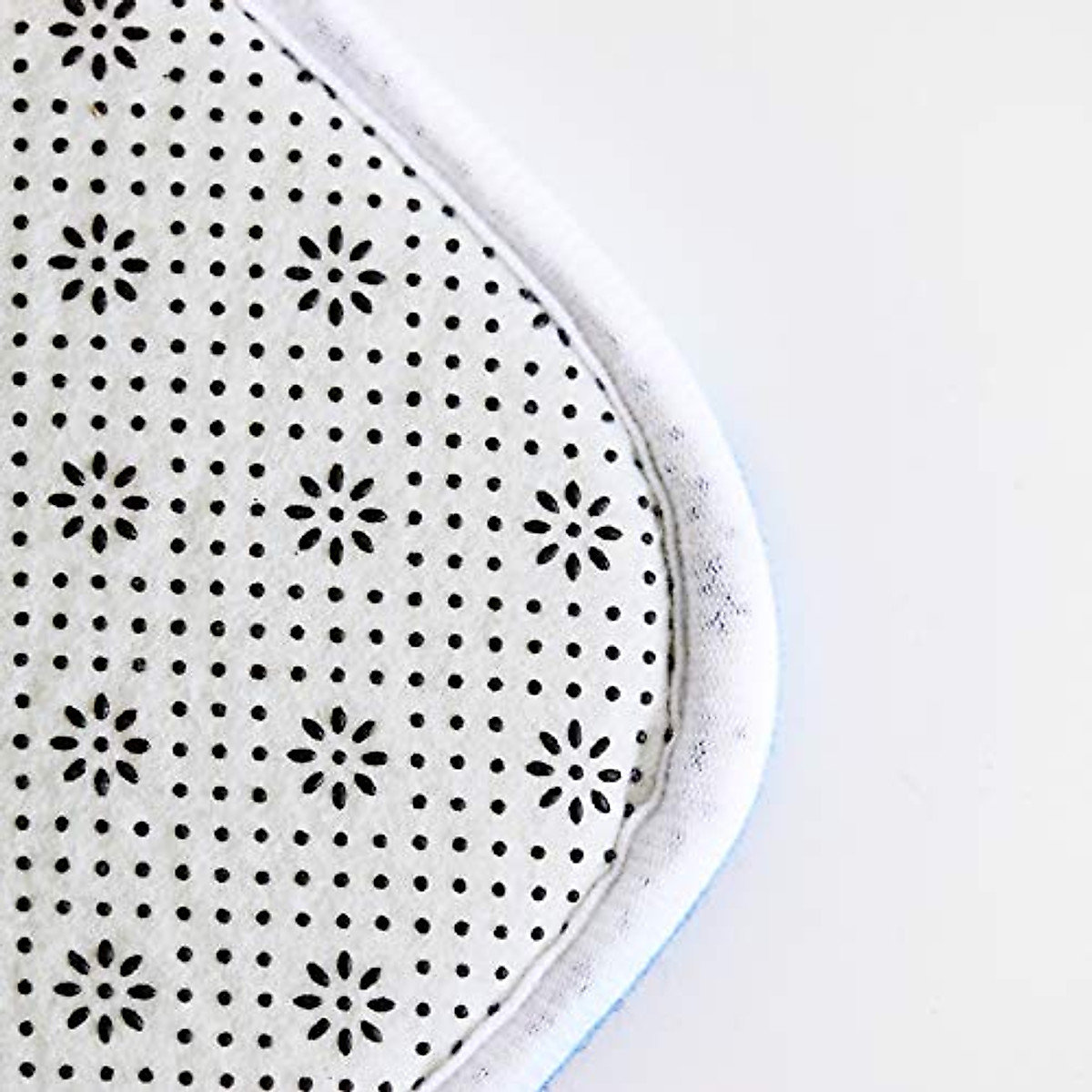 BlessLiving Home Area Rug Colorful Glitter Floor Mat Large Carpet for Bedroom Kitchen Living Room, 3' x 5', Pastel Pink