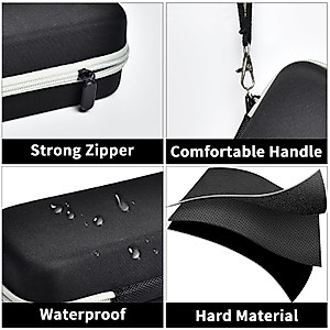 Case Compatible with DEWALT 8V MAX Cordless for Screwdriver Kit DCF680N2/ DCF682N1, Electric for Screwdriver Storage Holder with Mesh Pocket Fits for Dewalt Drill Tools & Battery Pack (Box Only)